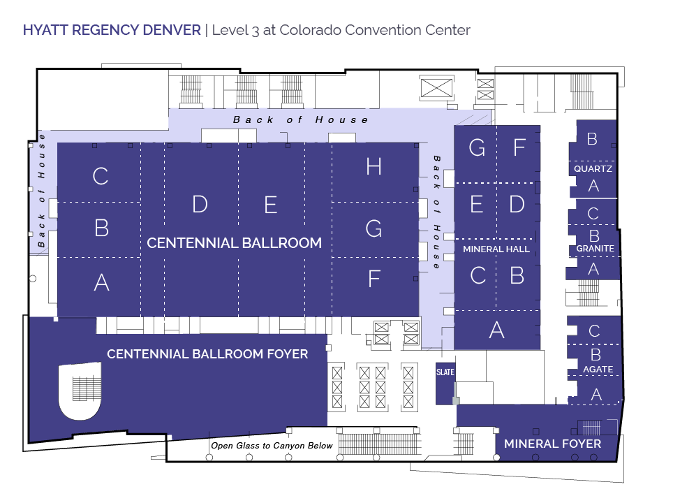 Hyatt Regency Denver Map